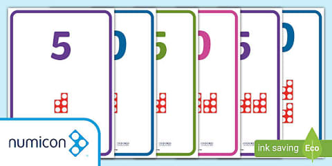 Counting in 5s and 10s Hand Themed Matching Cards